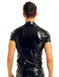 Men's Leather Metallic Club Top – skyjackerz