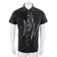 Men's Leather Metallic Club Top – skyjackerz