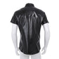 Men's Leather Metallic Club Top – skyjackerz