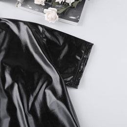 Men's Leather Metallic Club Top – skyjackerz